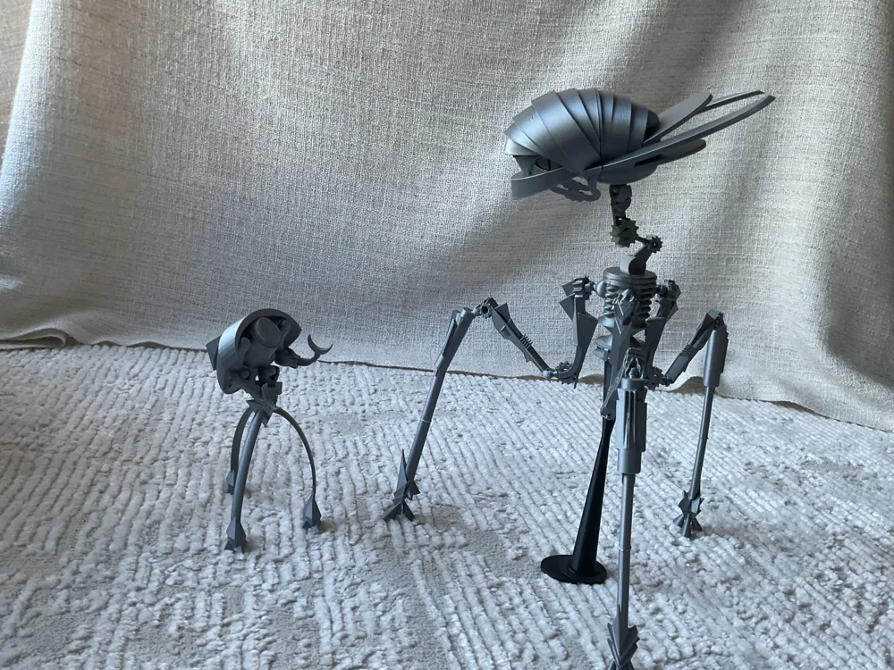 Articulated Martian Spider - The Great Martian War - Free 3D Print ...