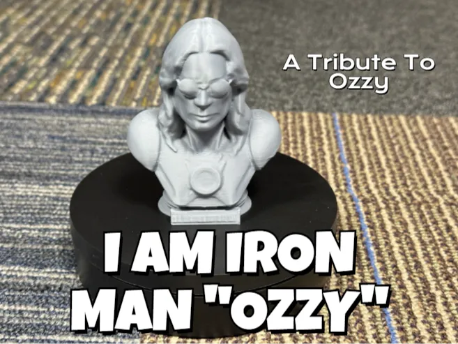 I Am Iron Man "Ozzy" Bust - Free 3D Print Model - MakerWorld