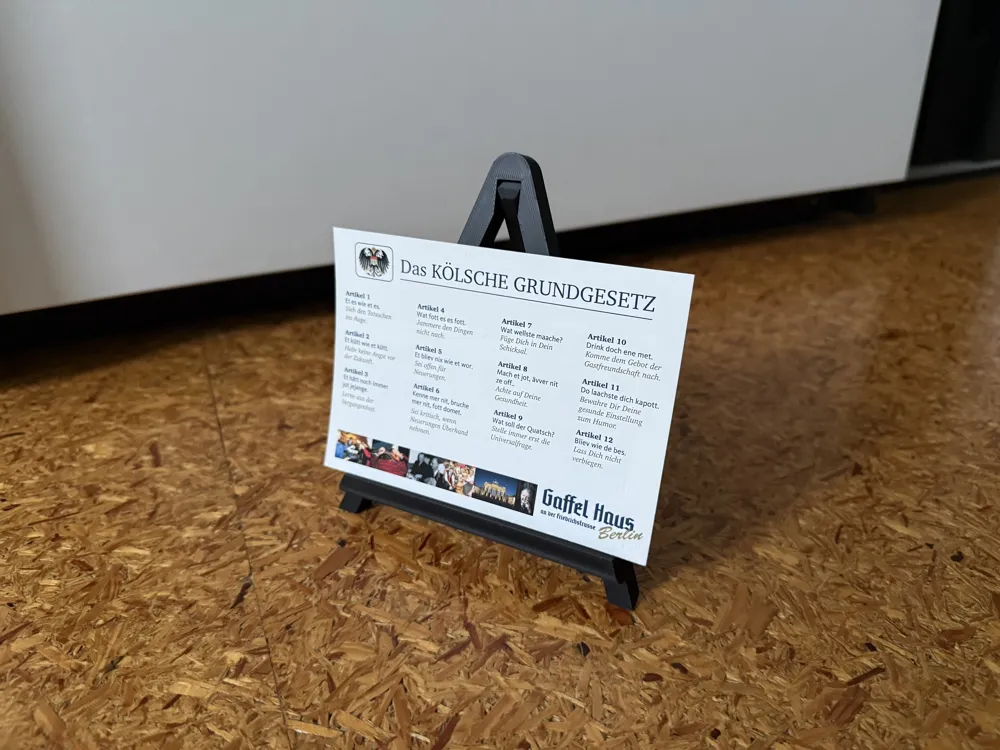 Easel / Easel (Print in Place) - Free 3D Print Model - MakerWorld