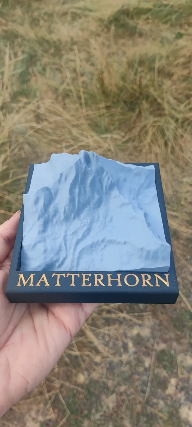 Matterhorn Topographical Model by rouyer - MakerWorld