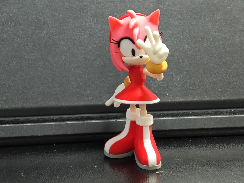 Amy Rose Articulated Figure from Sonic the Hedgehog (No AMS Required ...