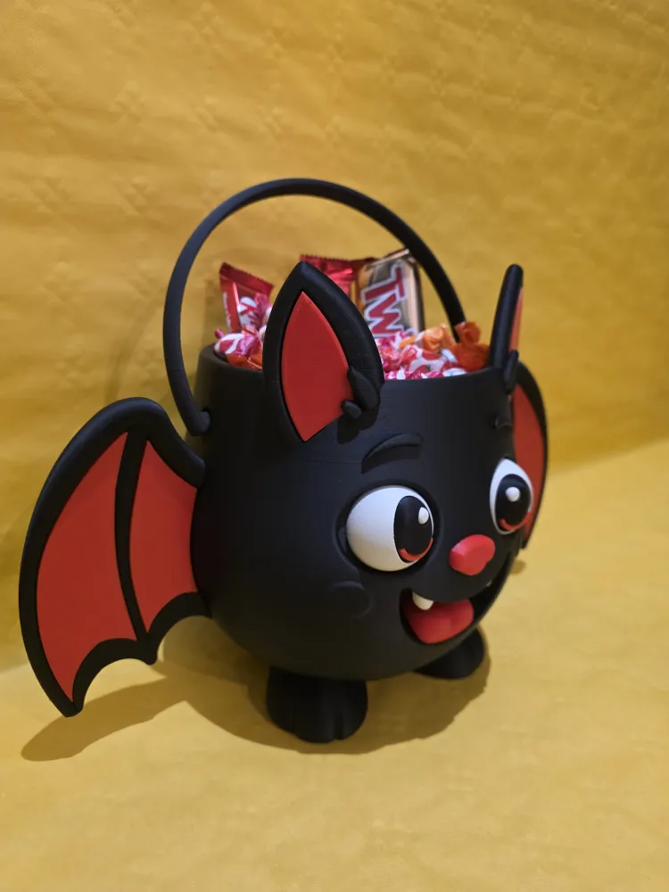 Bat Candy Bucket (No AMS Required) by Vixis MakerWorld: Download Free ...