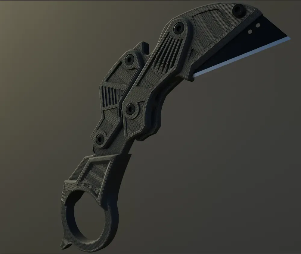 Clicky Foldable Karambit utility knife Remixed by alex.heinecke414 ...