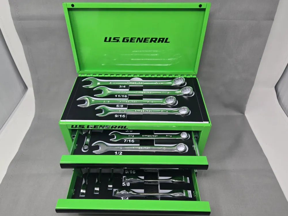 Harbor Freight Mini Toolbox SAE Set Inserts - Free 3D Print Model ...
