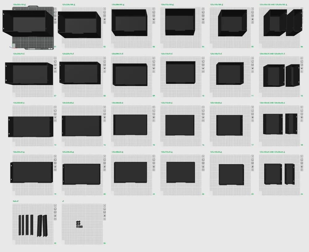 Under Desk drawers (On Rails) - Free 3D Print Model - MakerWorld
