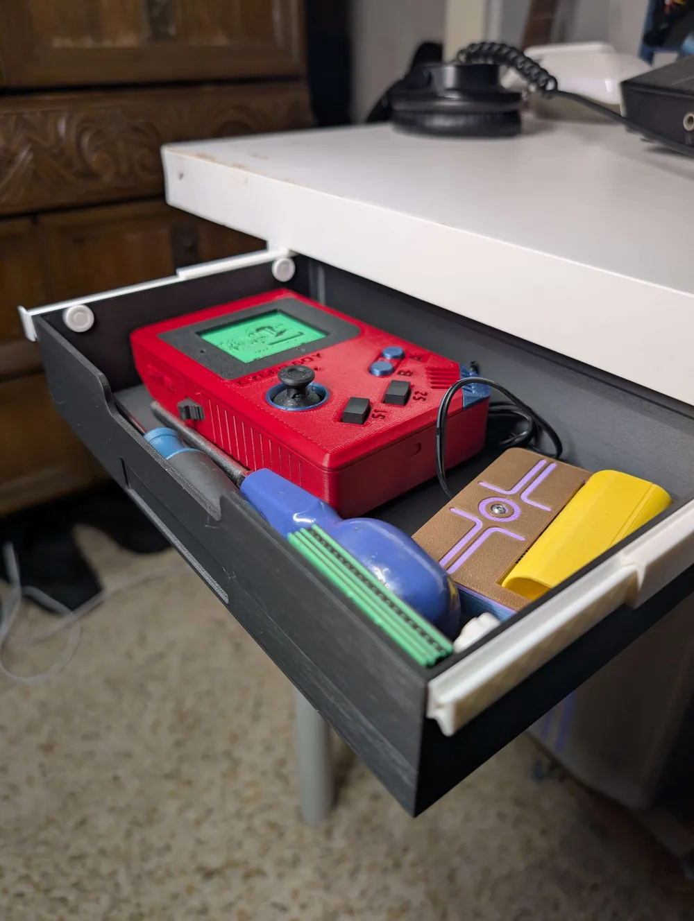 Under Desk drawers (On Rails) - Free 3D Print Model - MakerWorld