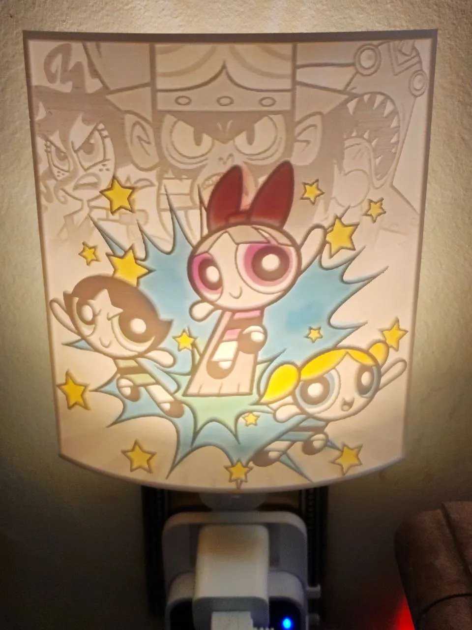 Powerpuff Girls Night Light, Optional color with sharpie by MikeD4bz ...