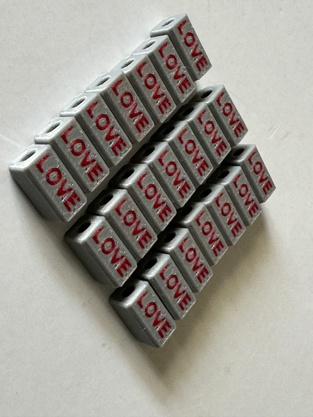 Rectangular love beads by Tony848_maker - MakerWorld