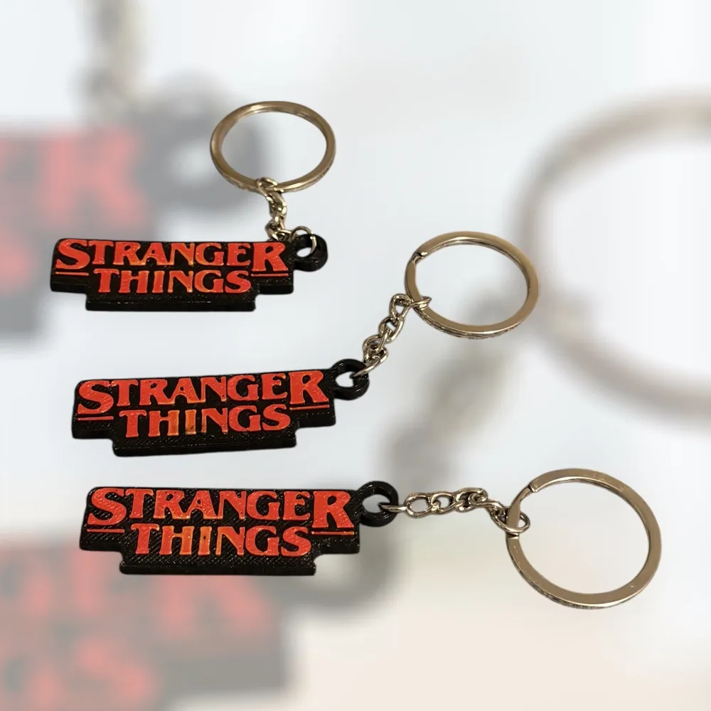 Stranger Things KEYCHAIN - Free 3D Print Model - MakerWorld