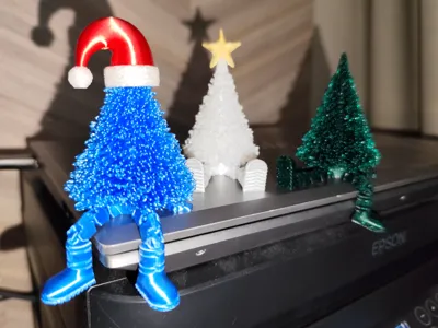 Christmas tree with legs V2 by 3Dudek - MakerWorld