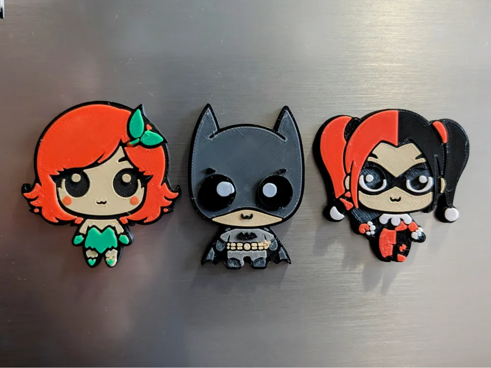 Cute Batman Movie Characters - Magnets by svenson3D MakerWorld ...