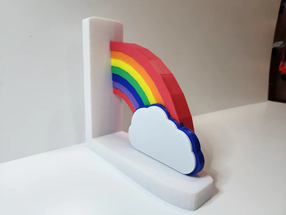 Rainbow Bookend Set - 7 Color Print by Jamboodle - MakerWorld