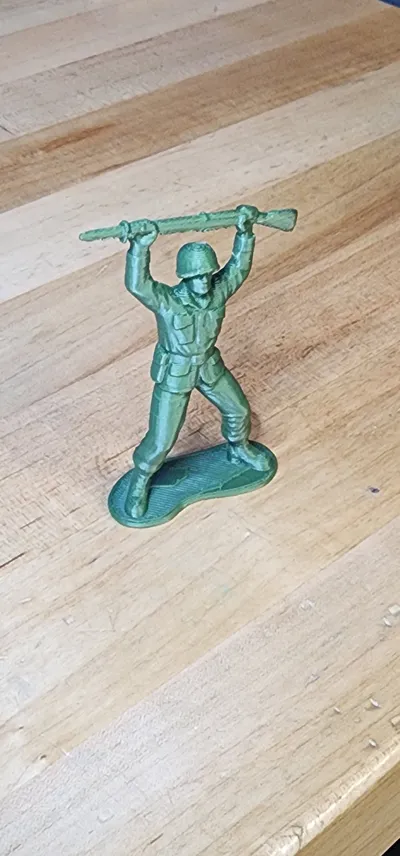 Bayonet Green Army Man Mini Miniature Soldier by Florida Features ...