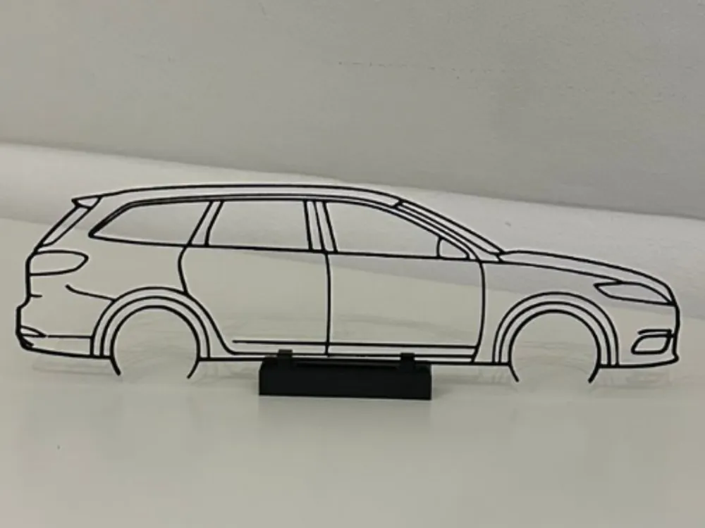 Ford Mondeo Mk IV Wagon - Free 3D Print Model - MakerWorld