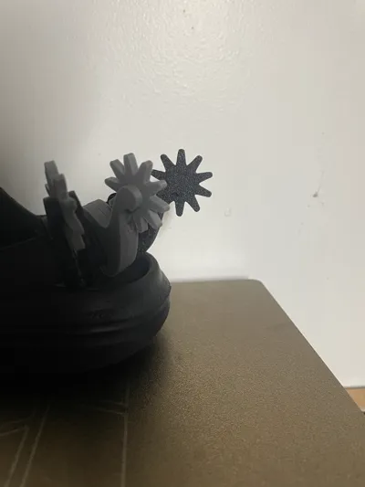 Spinning Spur Croc Charm by Nova Prints MakerWorld: Download Free 3D Models