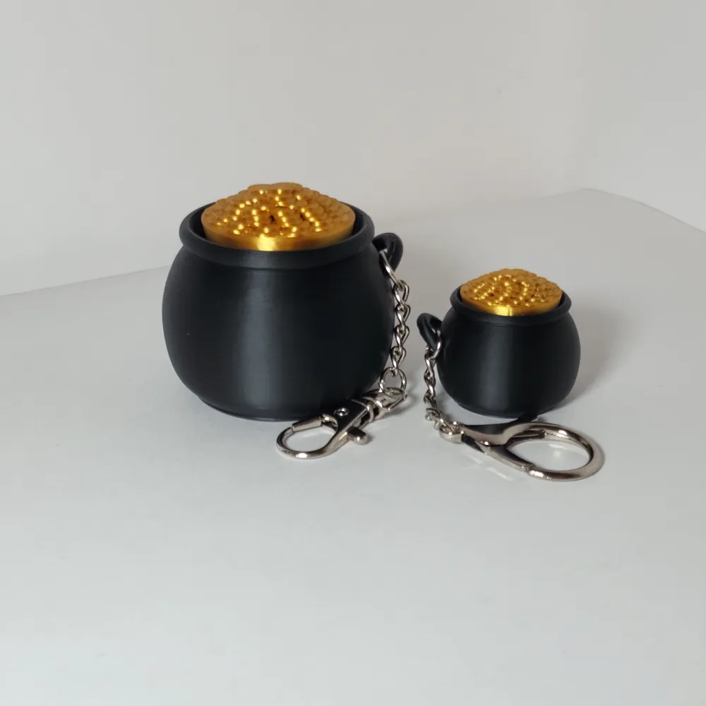 POT OF GOLD CLICKY FIDGET - Free 3D Print Model - MakerWorld