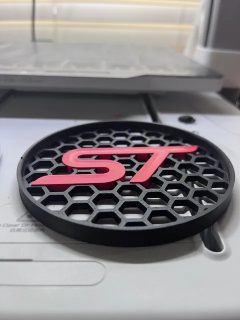 Ford ST cup coaster - Free 3D Print Model - MakerWorld
