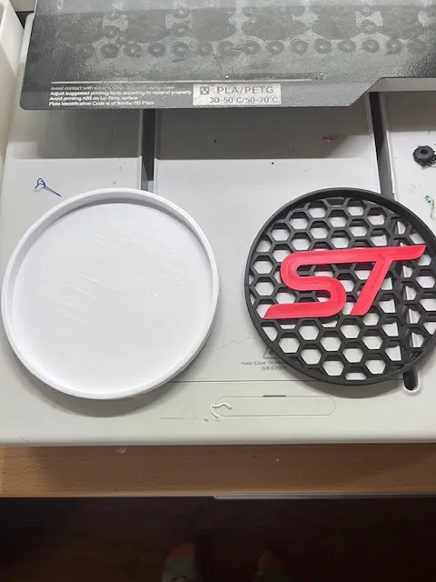 Ford ST cup coaster - Free 3D Print Model - MakerWorld