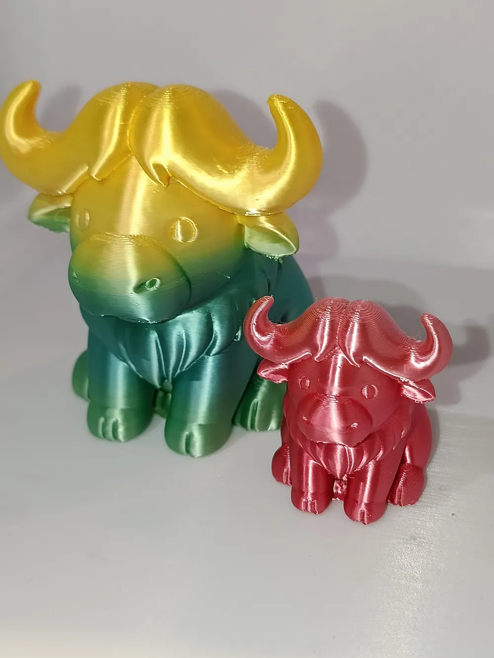 Seated Buffalo - Free 3D Print Model - MakerWorld