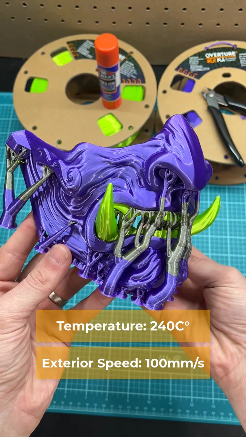 Silk PLA Speed & Temperature Tower - Interlocking - Free 3D Print Model ...