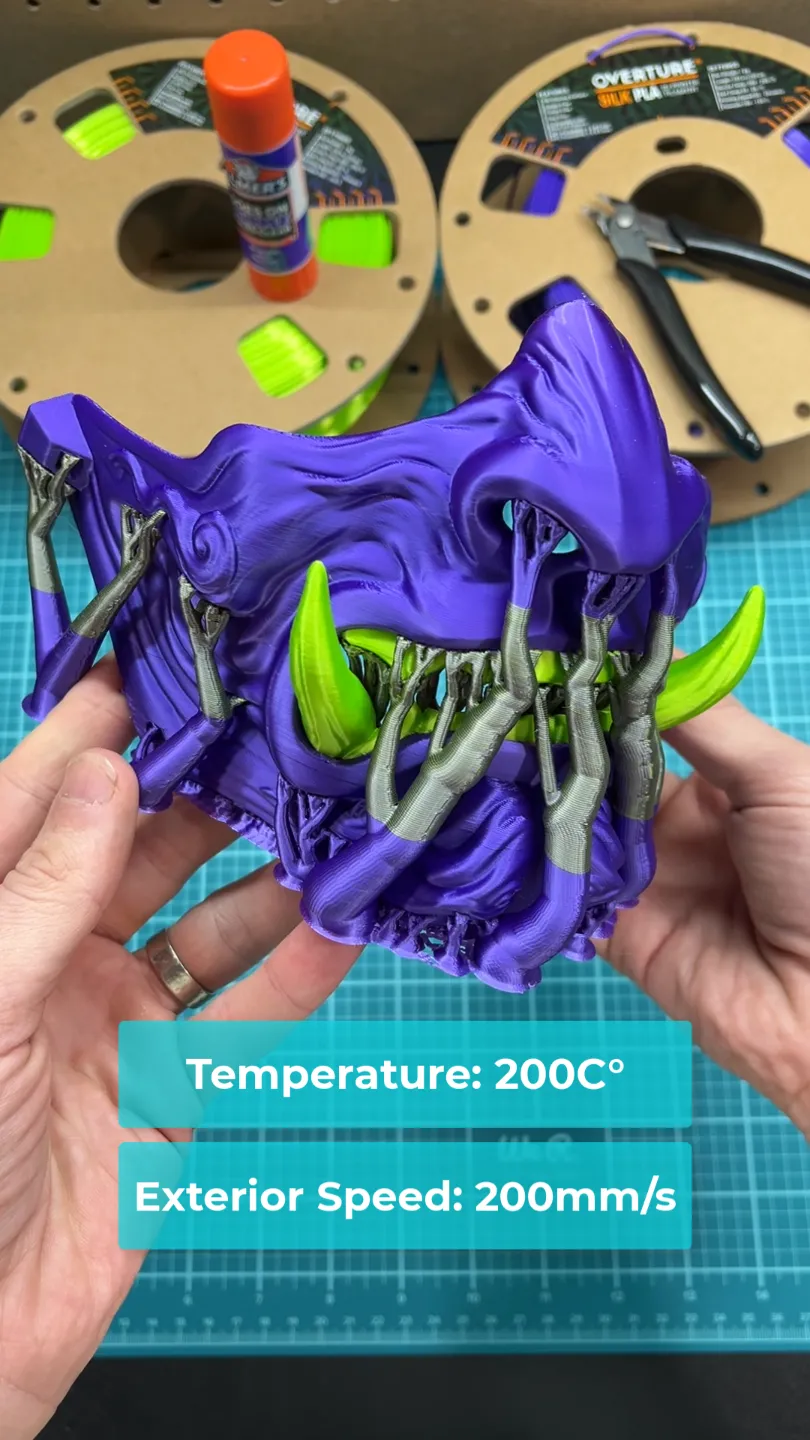 Silk PLA Speed & Temperature Tower - Interlocking - Free 3D Print Model ...