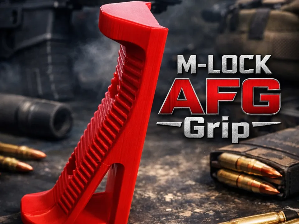 M-LOCK AFG Grip - Free 3D Print Model - MakerWorld