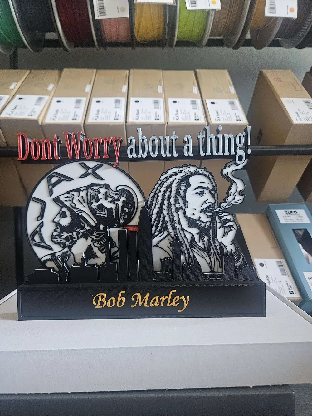 Ajax and Bob Marley with skyline of Amsterdam! by Jessie_3d_art ...