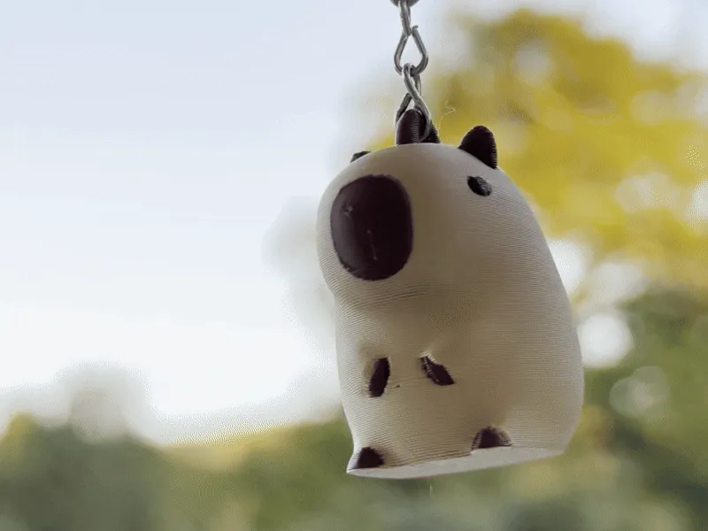 Cute Capybara Keychain by FKNK MakerWorld: Download Free 3D Models