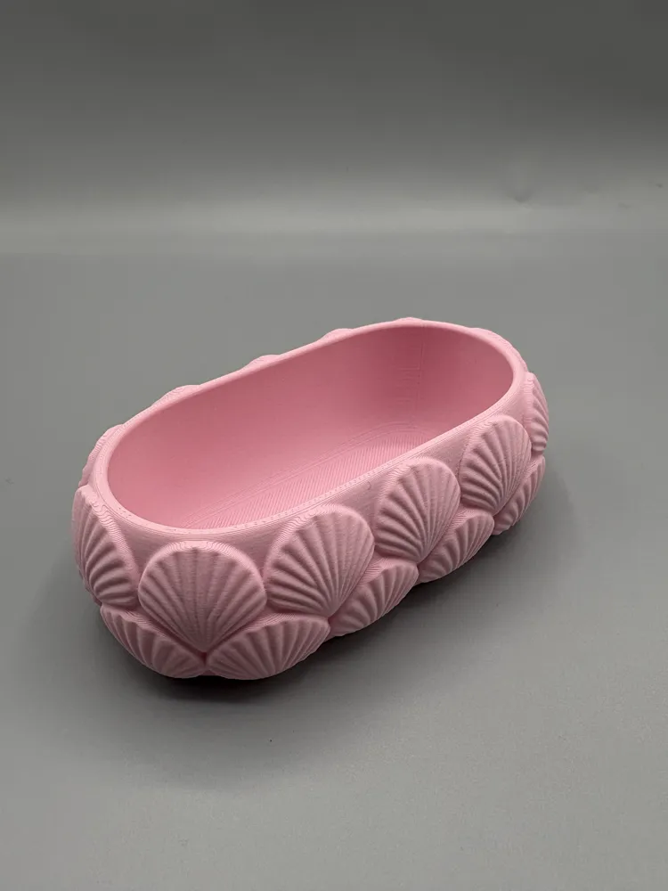 Detailed Shell Trinket Tray Dish Fast, NO SUPPORT - Free 3D Print Model ...