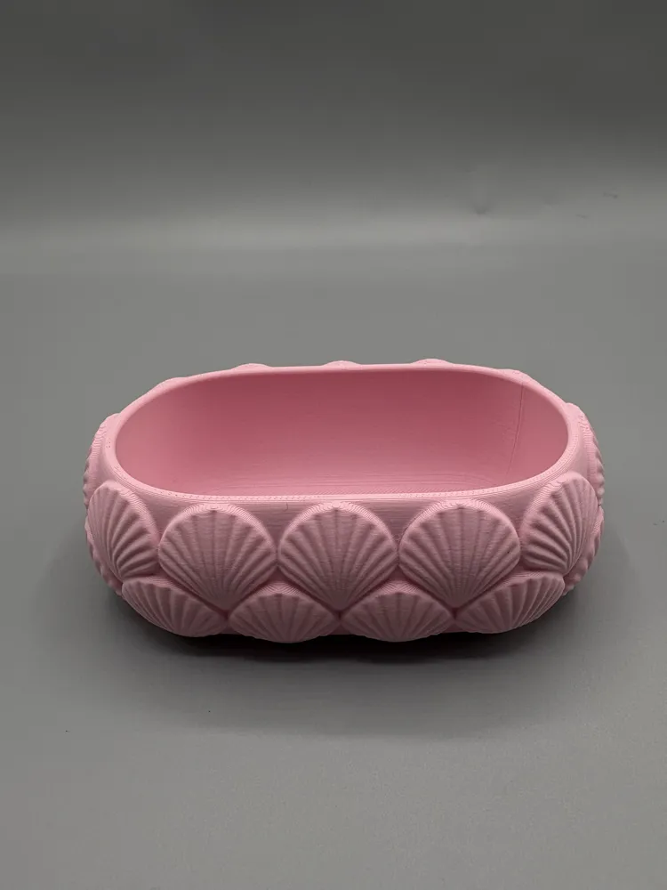 Detailed Shell Trinket Tray Dish Fast, NO SUPPORT - Free 3D Print Model ...