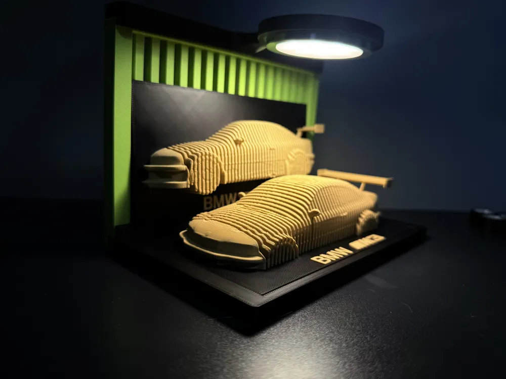 BMW M3 GTR- NFS Most Wanted Layered Car model! - Free 3D Print Model ...