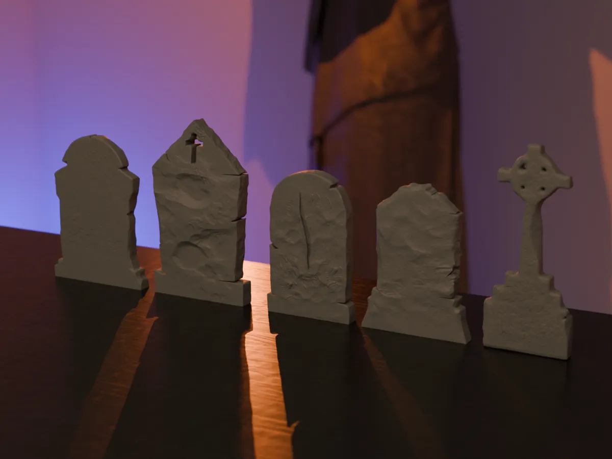 Simple Tombstone / Gravestone - Free 3D Print Model - MakerWorld