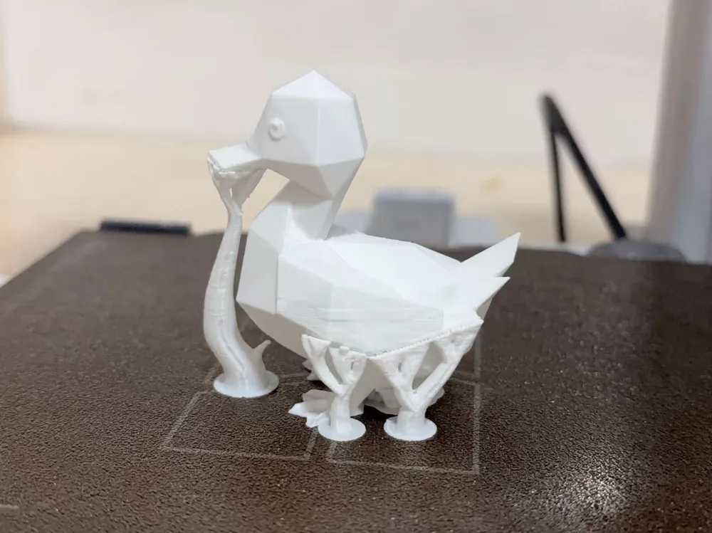 Low poly blank Call Duck for painting - Free 3D Print Model - MakerWorld