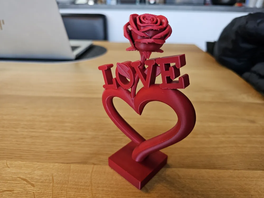 Love Rose Heart – The ultimative Valentinsday Gift - Free 3D Print ...