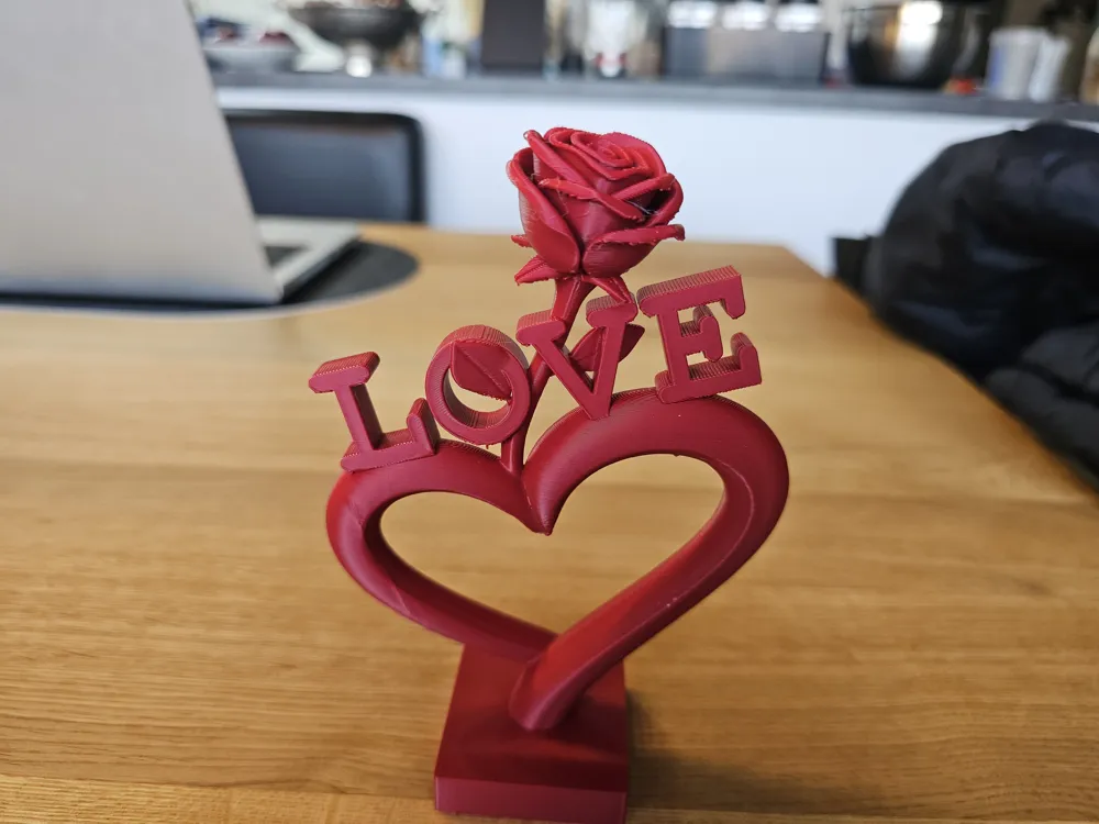 Love Rose Heart – The ultimative Valentinsday Gift - Free 3D Print ...