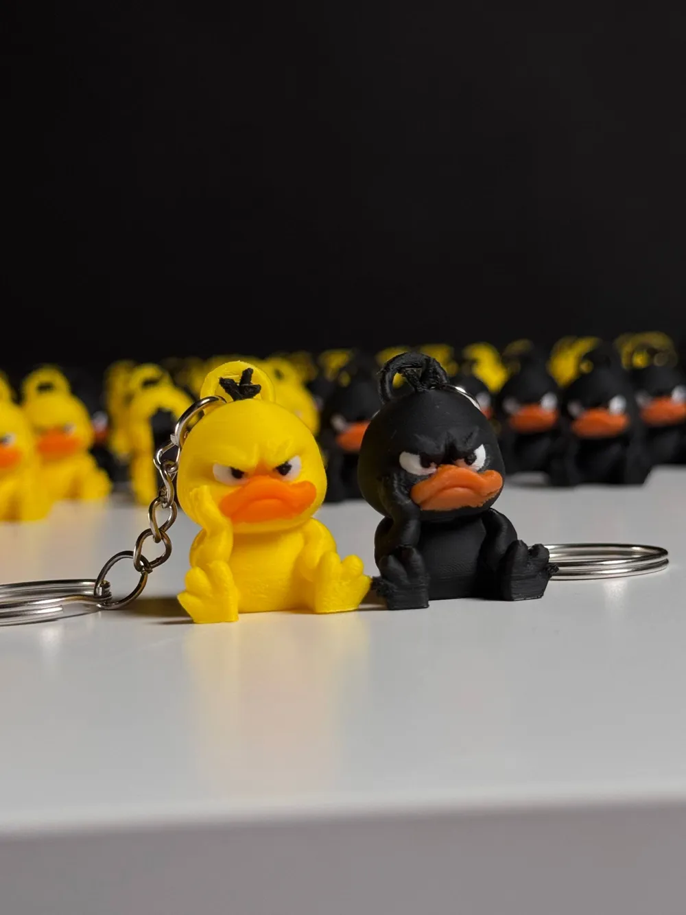 Mini Angry Duck – Desk Buddy & Keychain - Free 3D Print Model - MakerWorld