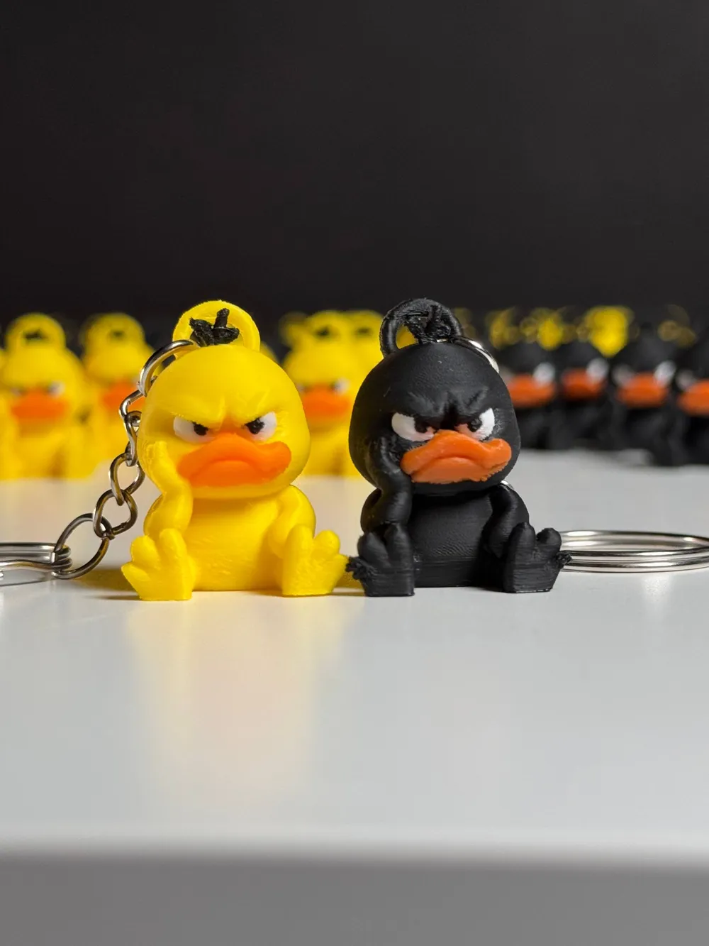 Mini Angry Duck – Desk Buddy & Keychain - Free 3D Print Model - MakerWorld