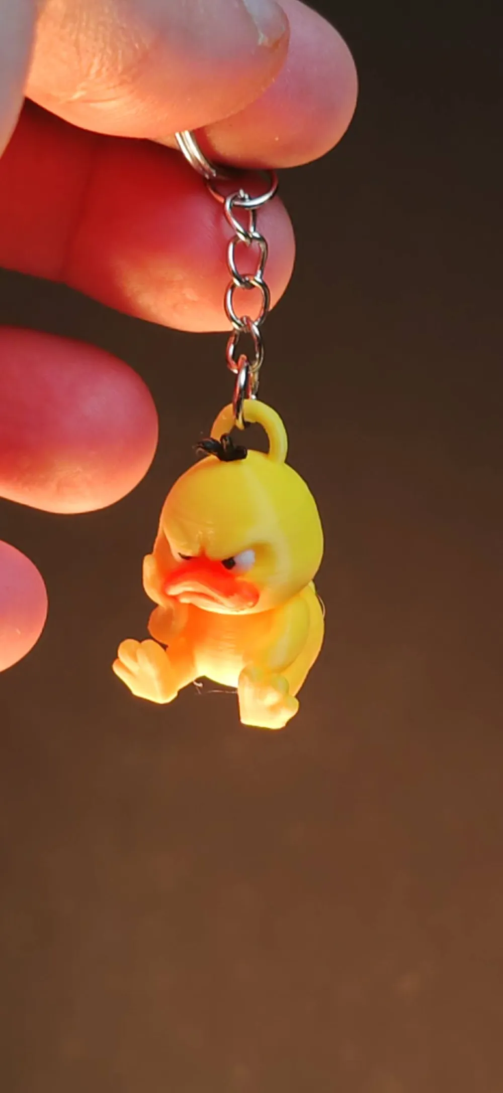 Mini Angry Duck – Desk Buddy & Keychain - Free 3D Print Model - MakerWorld