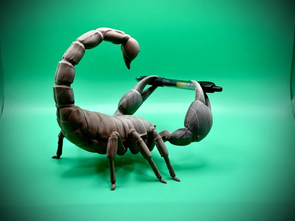 Scorpion Pen Holder - Free 3D Print Model - MakerWorld