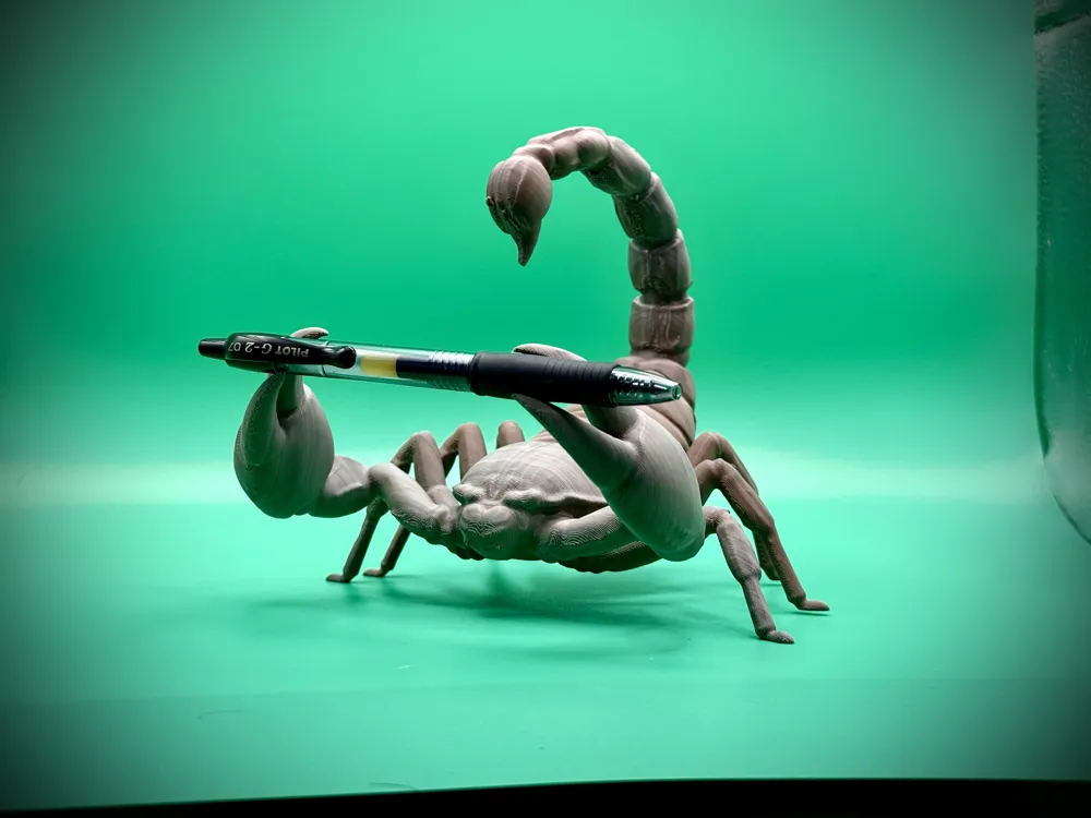 Scorpion Pen Holder - Free 3D Print Model - MakerWorld