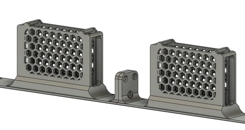 Unifi USW-Flex-Mini 2.5G 5 19'' modular rack mount by Mauker MakerWorld ...