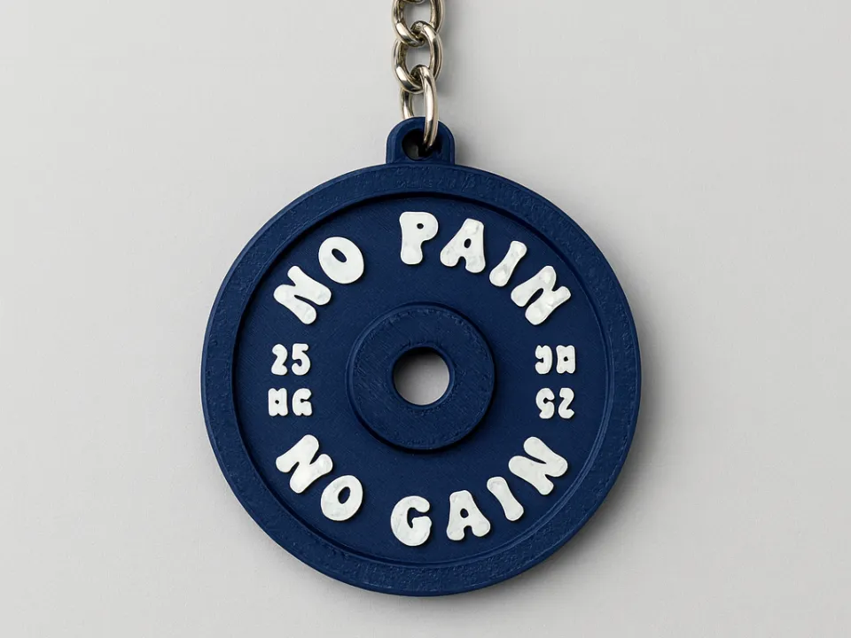 Schlüsselanhänger Gewichtsscheibe – Kostenloses 3D-Druckmodell – MakerWorld