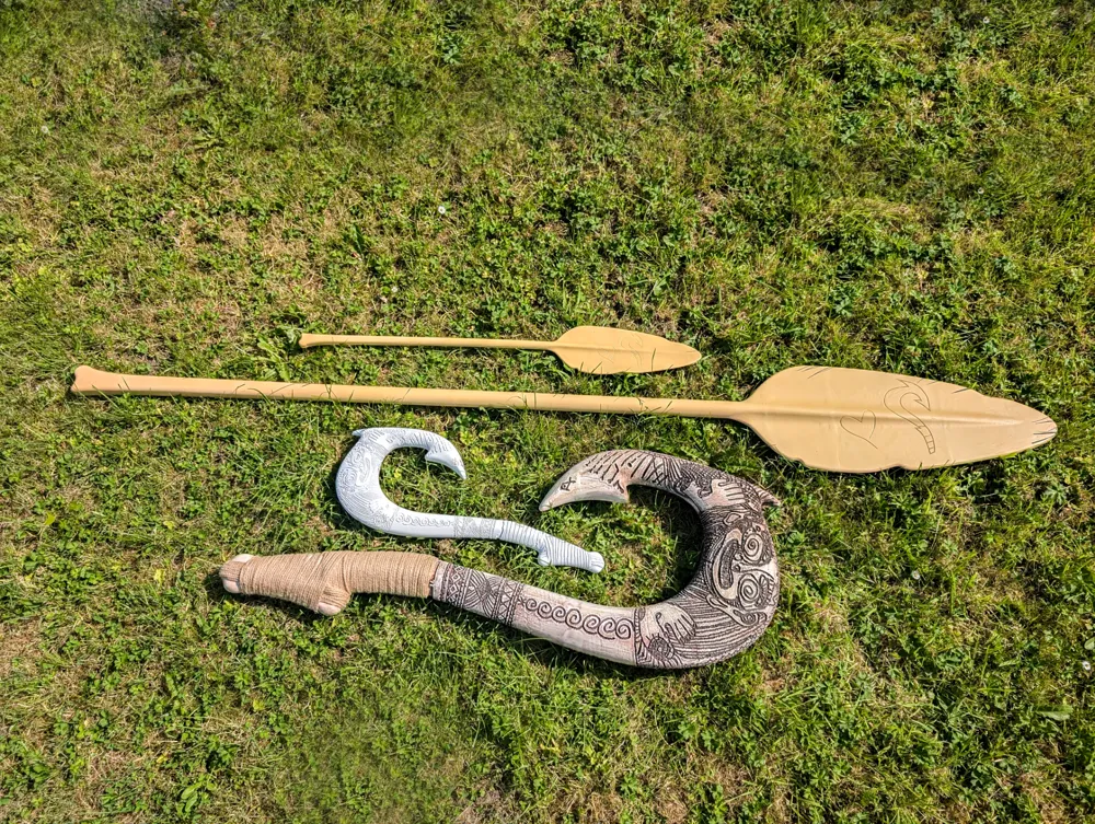 Moana Oar - Free 3D Print Model - MakerWorld