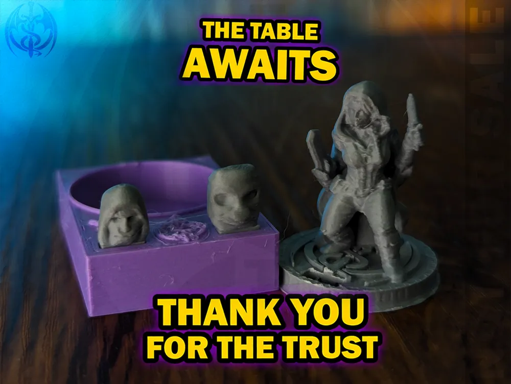 Supportless Halfling Rogue - DnD 32mm miniature - Free 3D Print Model ...