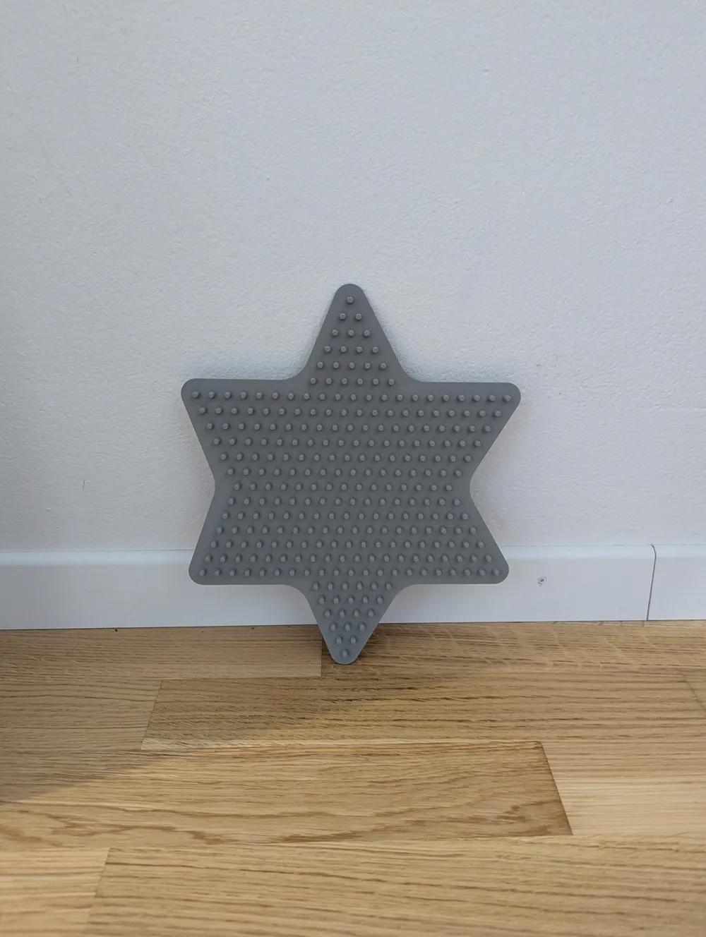 Plaque à picots pour perles à repasser XL - Étoile (10mm) - Modèle d ...