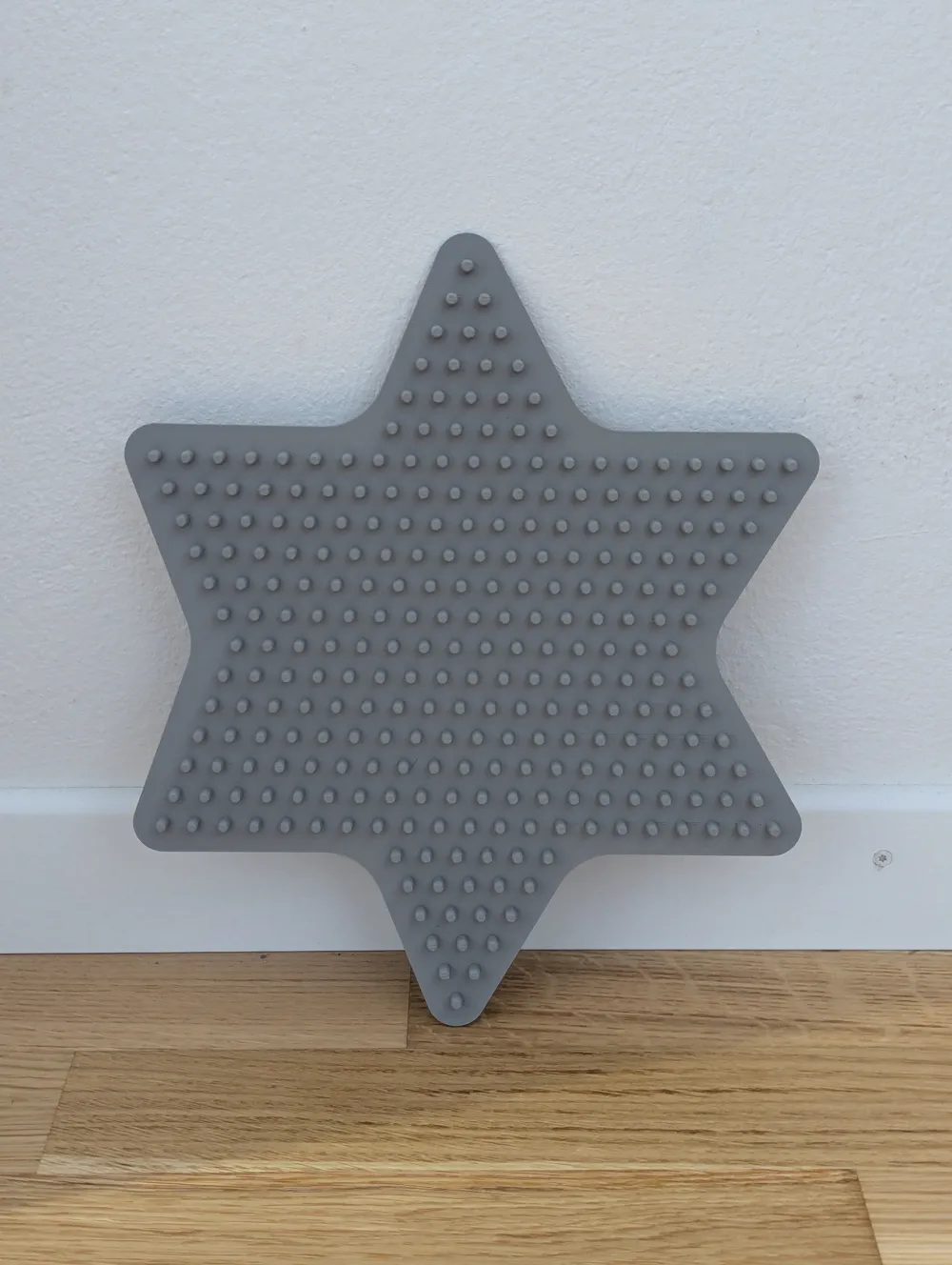 Plaque à picots pour perles à repasser XL - Étoile (10mm) - Modèle d ...