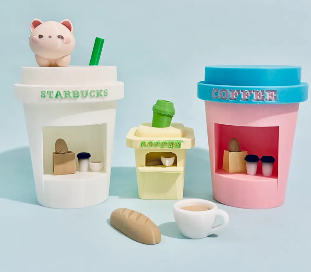 Cute coffee shop by SDXP - MakerWorld