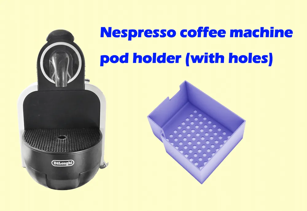 Nespresso coffe machine pod holder with holes by paolobonidesign ...