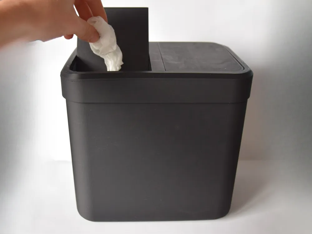 Trash Can - Fully 3d-printed by MakerVerse Designs MakerWorld: Download ...