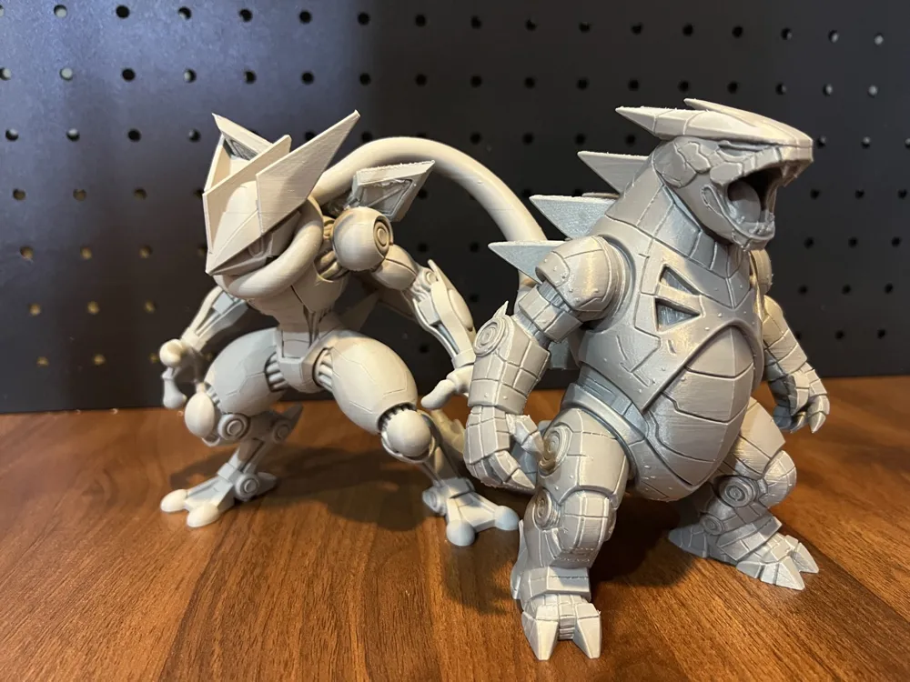 Mecha Pokemon Series: Tyranitar Full Statue - Free 3D Print Model ...
